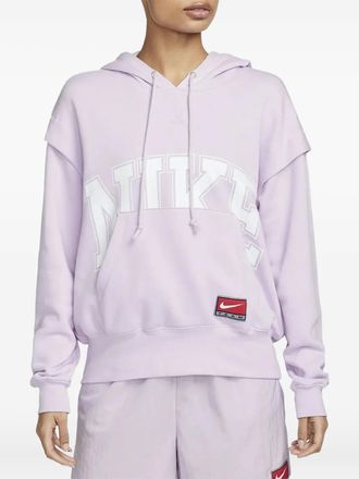 Nike Fleece-Hoodie im Layering-Look - Rosa