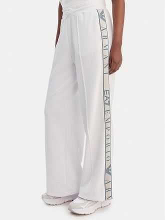 Emporio Armani Jogginghose 7W001155 AF12501 U0002 Wei&szlig; Relaxed Fit