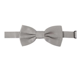 Dolce & Gabbana Graue Seidenfliege - - Accessories - Herren - Grau - ONE SIZE