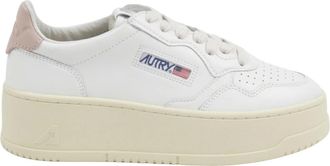 Autry Femme, Chaussures, Blanc, Taille: 35 EU Baskets &agrave; plateforme Medalist