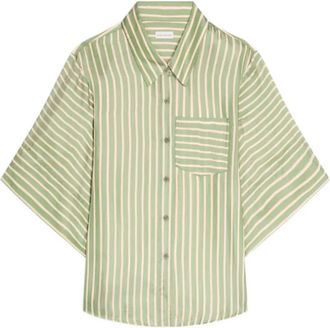 Dries Van Noten Femme, Blouses et Chemises, Vert, Taille: 38 FR Clea Bis 3274 Shirt