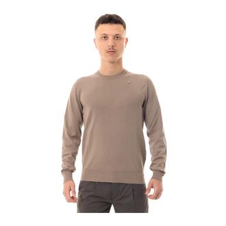 K-Way Maglioncino Sebastien Cotton PS - - Knitwear - Herren - Braun - XL