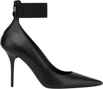 Love Moschino Femme, Chaussures, Noir, Taille: 40 EU Escarpins en cuir de veau