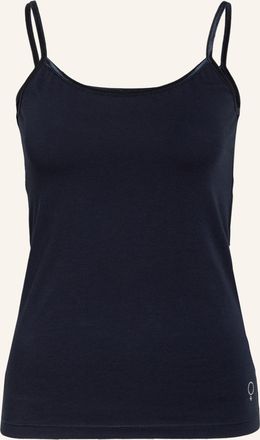 Boviva Boviva Top Mit Schmucksteinbesatz blau