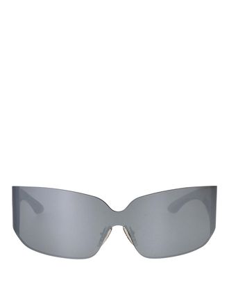 Balenciaga Lunettes De Soleil - Argent