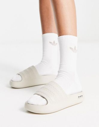 adidas Originals Adilette Ayoon - Claquettes - Avoine-Sans opinion