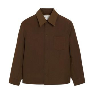 Ami Gepolsterte Ami de Coeur Overshirt - - Jackets - Herren - Braun - XL