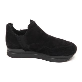 Hogan Fellgef&uuml;tterte Slip-on High-Top Schuhe - - Shoes - Damen - Schwarzk - 40 EU