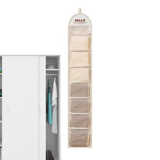 Generic Socken-Organizer f&uuml;r Schrank | BH- und Socken-Organizer mit mehreren Taschen, h&auml;ngbar, viele Male wiederverwendbar, multifunktionaler Kleiderb&uuml;gel, Wa