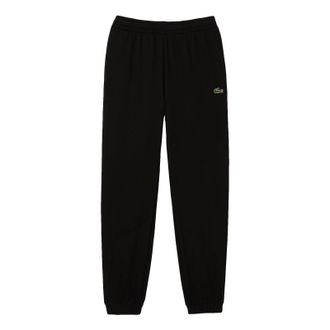 Lacoste Herren-Trainingshose mit normaler Passform, Schwarz, L