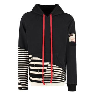 Paul & Shark Hoodie aus Distressed-Baumwolle mit Logo-Patch - - Sweatshirts & Hoodies - Herren - Mehrfarbig - L