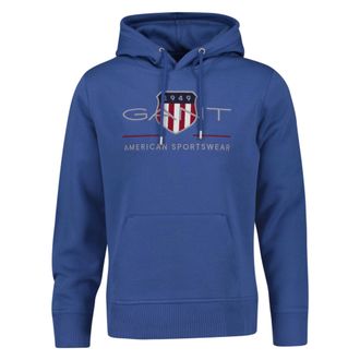 GANT Gant Herren REG Archive Shield Hoodie Kapuzenpullover, Vintage Blue, XXL
