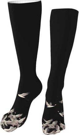 Generic Homme Chaussettes 50cm, Canne blanche japonaise Antid&eacute;rapante Socquettes de Sport Respirantes Chaussettes de Sports pour Marche Courir Randonn&eacute;e