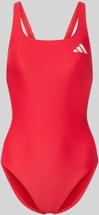 adidas Slim Fit Sportbadeanzug mit Logo-Print
