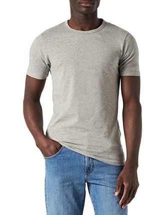 Jack & Jones Jack and Jones - T-Shirt - Coupe Cintr&eacute;e - Uni - Coton - Homme - Light Grey Melange - XL