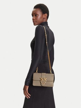 Pinko Handtasche Love One Mini ST.CL Al 25-26 PLTT 105856 A0F1 Grau