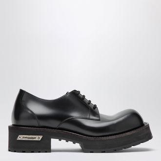 Balenciaga Denom Derby-Schuh aus Kalbsleder mit ultra-runder Kappe