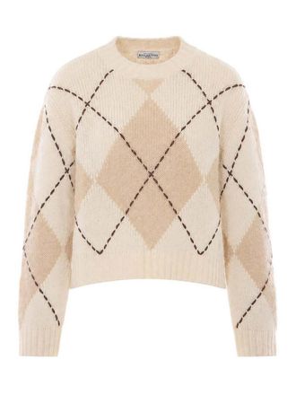 Ballantyne Pull Col Rond - Beige