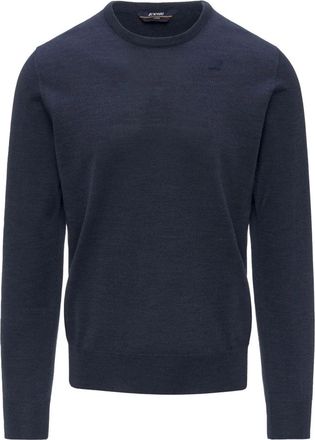 K-Way Homme, Pulls, Bleu, Taille: 2XL Pull en mérinos