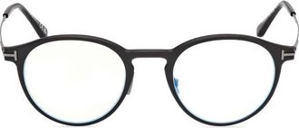 Tom Ford Eyewear lunettes de vue à monture ronde - Noir
