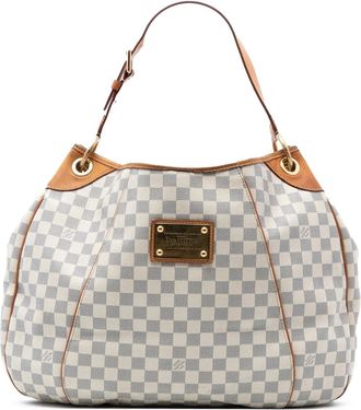 Louis Vuitton Hobo Bags - Damier Azur Galliera GM - Gr. unisize - in Wei&szlig; - f&uuml;r Damen