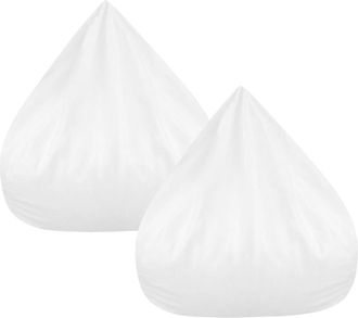 Amosfun 2 St&uuml;ck Sitzsack Innenbezug Atmungsaktiver Leichter Meshstoff Langlebiger Lazy Sofa Ersatzbezug ohne F&uuml;llung Einfach zu Reinigen f&uuml;r Vielseitige Bean 