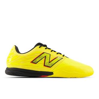 New Balance Unisexe Furon Pro IN V8 en Jaune/Noir/Rouge, Synth&eacute;tique, Taille 40.5 Extra-Large