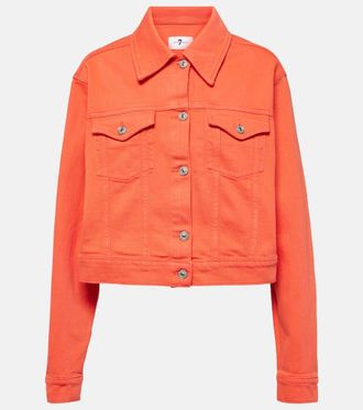 7 For All Mankind Oversize-Jeansjacke Nellie