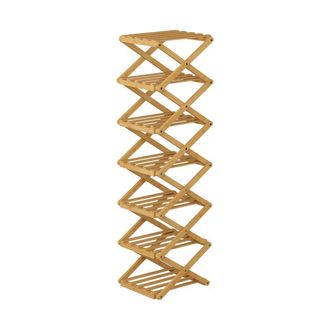 Vicco Schuhregal Ziggy, Bambus, 26 x 100.5 cm mit 7 Fächern