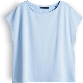 someday Kurzarmshirt Kamie aus Modal U-Boot-Ausschnitt, entspannt f&uuml;r Everyday-Looks