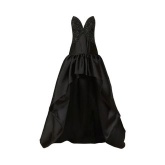 Costarellos Costarellos, Femme, Robes, Noir, Taille: 36 FR Thara Asymmetric Dress