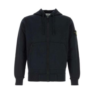 Stone Island Homme, Sweatshirts et sweats &agrave; capuche, Bleu, Taille: XL Zip-throughs