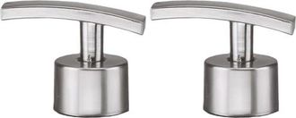 Kleine Wolke Ersatz-Spenderpumpe Sand in Chrom (Packung mit 2)