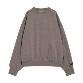 Fear of God Homme, Sweatshirts et sweats &agrave; capuche, Brun, Taille: S Felpa Girocollo Always-On