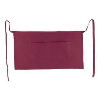 eBuy GB Kellner Barkeeper H&auml;lfte aprom mit Vortasche, Baumwolle, burgunderfarben, 1 St&uuml;ck