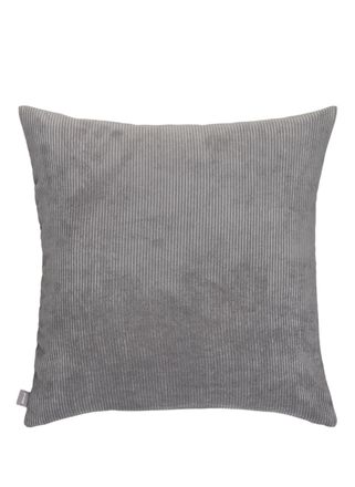 Pad Pad Samt-Dekokissenh&uuml;lle Casual grau