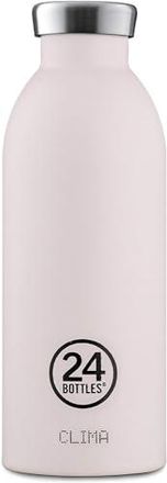 24 Bottles 24BOTTLES Clima Bottle - Gourde Isotherme 500ml Inox 100% Herm&eacute;tique, Bouteille Isotherme (12h Hot/24h Cold) Id&eacute;al comme Gourde Sport, Voyage et Burea