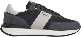 Pepe Jeans London LONDON Buster Homme Baskets Mode Noir 42 EU