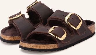 Birkenstock Pantoletten Arizona Shearling braun