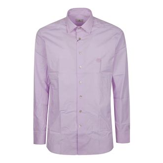 Etro Langarmhemd Roma - - Shirts - Herren - Rosa - 2XL