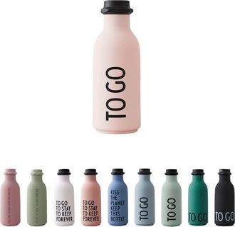 DESIGN LETTERS Trinkflasche 500 Ml | Ideal für Trinkflasche Kinder, Trinkflasche Schule, Trinkflasche Fahrrad & Trinkflasche Sport | Tritan Trinkflasche BPA/BPS Frei