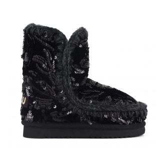 Mou Femme, Chaussures, Noir, Taille: 36 EU Bottes Eskimo 24