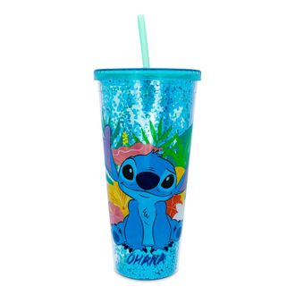 Silver Buffalo Lilo and Stitch Tropical Ohana Sitzender Konfettibecher, 900 ml