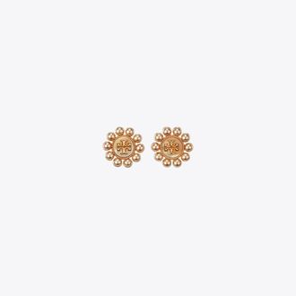 Tory Burch Damen Kira Pearl Flower Stud