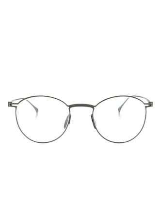 Giorgio Armani lunettes de vue à monture Panto - Gris