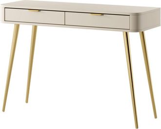 Selsey Selsey OVAL - Coiffeuse avec tiroirs - 112 cm - beige