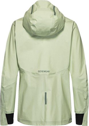 Gore Laufjacke Gore Wear Concurve GTX Logo Jacket Damen Spring Green Slate