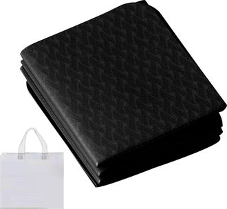 Generico Yogamatte, faltbar, rutschfest, 6 mm, leicht, faltbar, mit Aufbewahrungstasche, für Reisen, Zuhause, Outdoor, Studio, Training