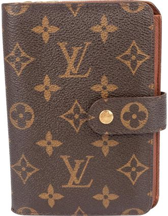Louis Vuitton Portemonnaie - Louis Vuitton Canvas Monogram Porto Papier Zip Wal - Gr. unisize - in Bunt - f&uuml;r Damen
