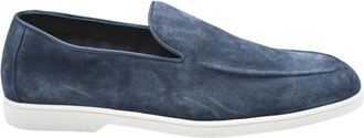 Doucal's Homme, Chaussures, Bleu, Taille: 43 EU Suede Mocassins